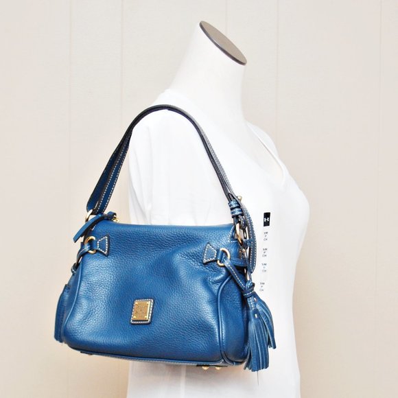 Dooney & Bourke | Bags | Dooney Bourke Mini Pebble Leather Satchel In ...